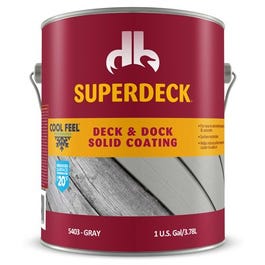 Cool Feel Deck & Dock Elastomeric Coating, Gray, Gallon - Riverton, UT ...