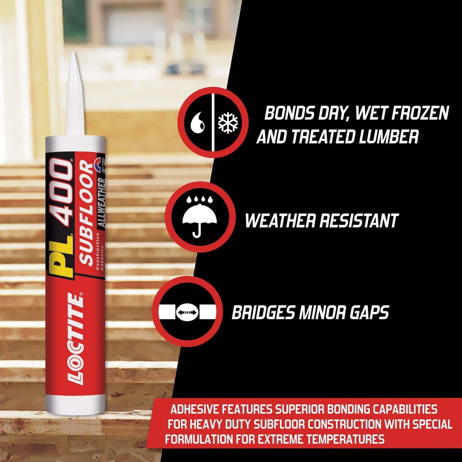 Loctite PL 400 Subfloor All Weather Adhesive - Riverton, UT - Riverton ...